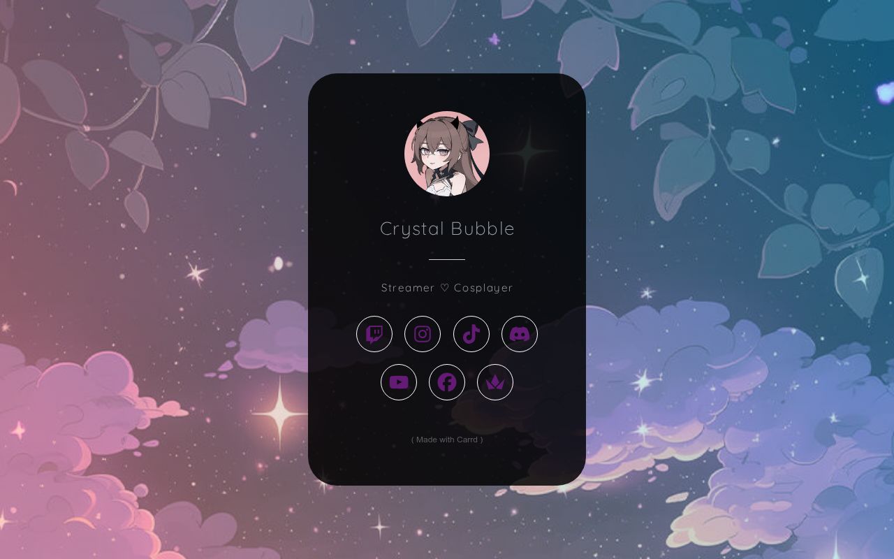 Links [crystalbubble.carrd.co]